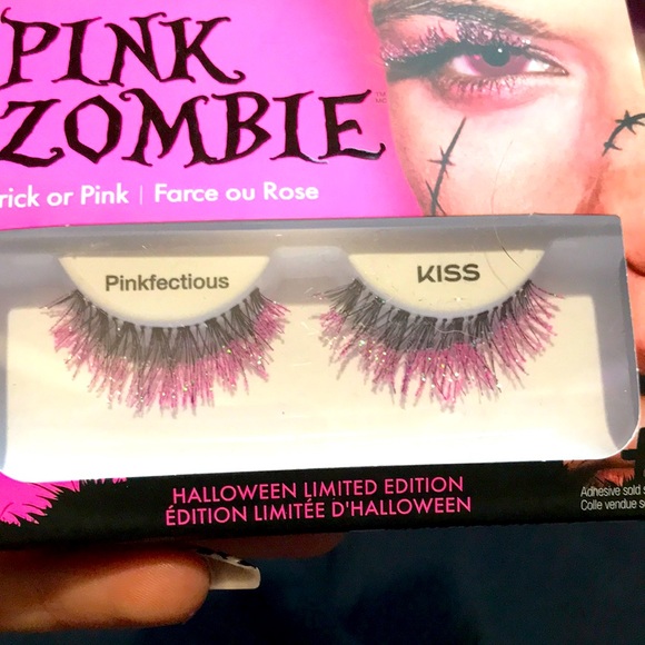 Kiss | Makeup | Kiss Halloween 223 False Pink Zombie Glitter False ...